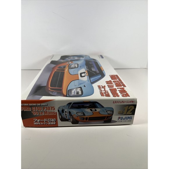 Fujimi | Toys | Fujimi 24 Ford Gt4 Gt40 P1075 69 1969 Lemans Race Car Model Kit Open As Is ...
